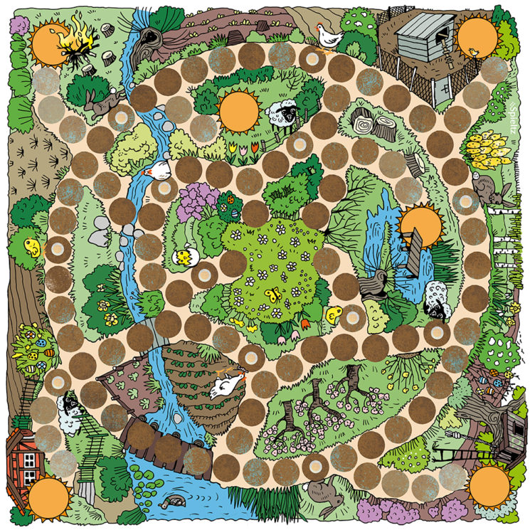 Affenspiel - das traditionelle Brettspiel - Spieltz Verlag